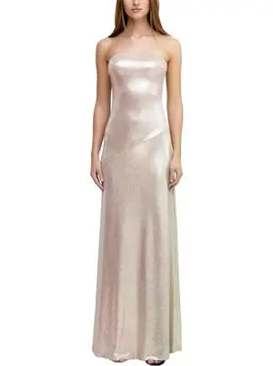 MARCELLA Ciel Strapless Maxi Dress - Neutrals