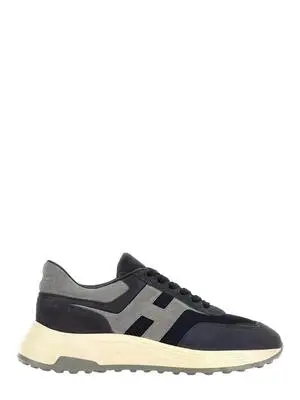 Hogan Hyperlight Leather Sneakers - Blue