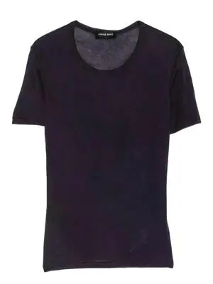 ANINE BING Sylvie Crew-Neck T-Shirt Blue