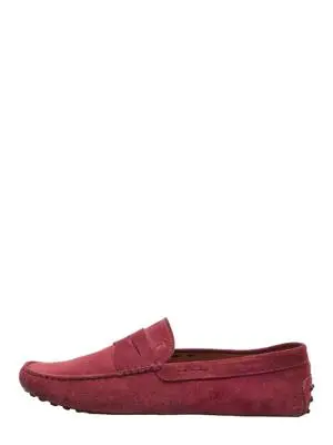 TOD'S Leather Loafers Red