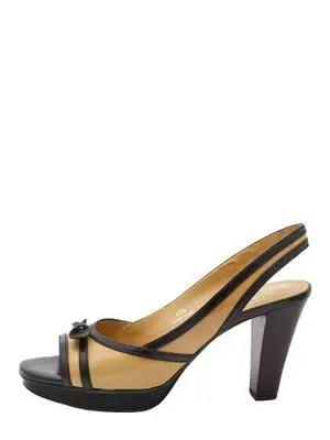 TOD'S 95mm Leather Heeled Pumps - Neutrals