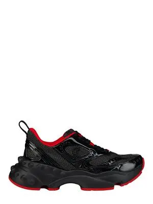 CHRISTIAN LOUBOUTIN So Flo Mesh Runner Sneakers - Black