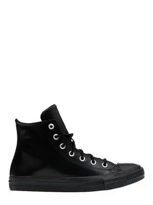 CONVERSE Chuck Taylor All Star Leather High-Top Sneakers Black/total Eclipse