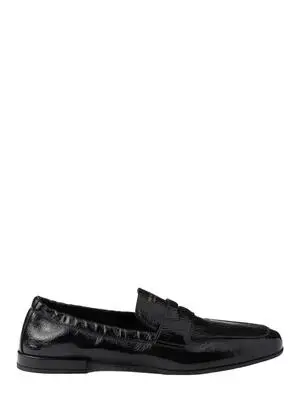 Prada Leather Loafers - Black