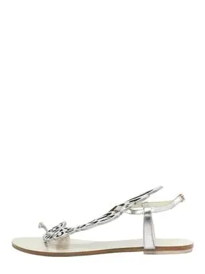 SOPHIA WEBSTER Madame Butterfly Sandals - Silver