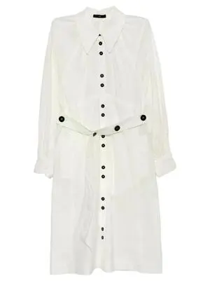 J KOO Cotton Shirt Dress
