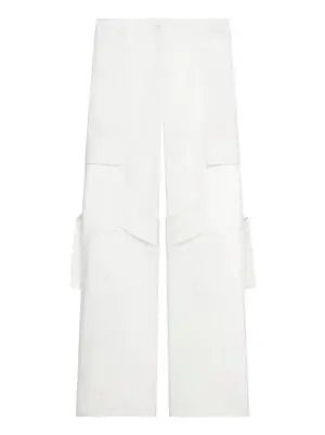 COURREGES Cotton Trousers With Flap-Pocket
