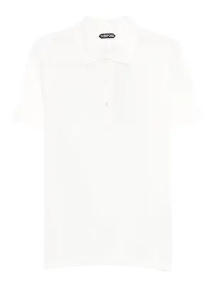 TOM FORD Short-sleeve Polo Shirt - White
