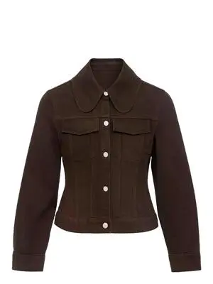 BY MALENE BIRGER Villies Organic Cotton Denim Jacket - Brown