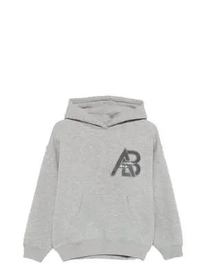 ANINE BING Logo-detail Hoodie - Grey