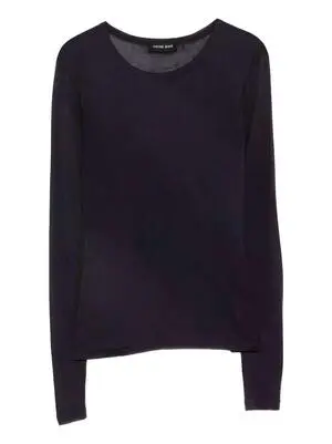 ANINE BING Sylvie Long-sleeve T-shirt - Blue