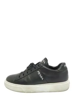 Prada Calf Leather Sneakers - Black
