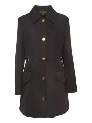 LOUIS VUITTON Single-Breasted Cashmere Coat