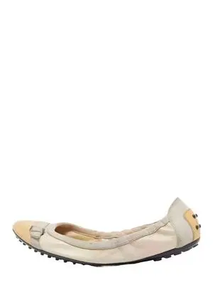 TOD'S Buckle-detail Ballet Flats - Neutrals