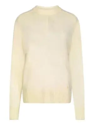 Loulou De Saison Ribbed Knit Sweater Neutrals
