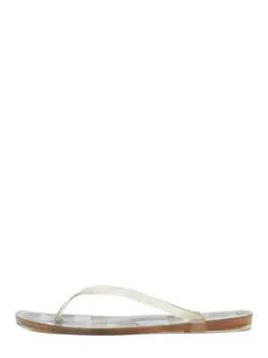 Burberry Novacheck Canvas Slides - White