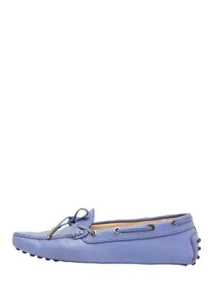 TOD'S 2024 Bow-embellished Loafers - Blue