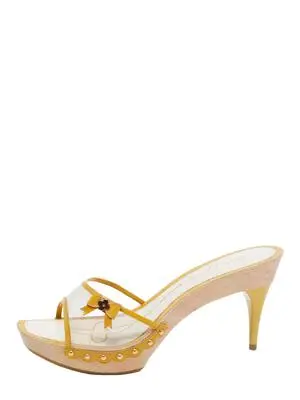 LOUIS VUITTON Heeled Sandals - Yellow