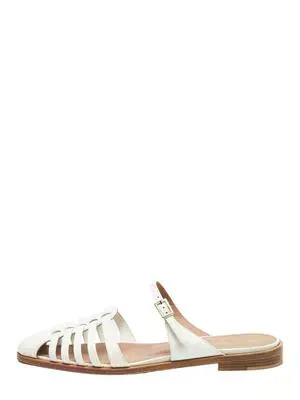 MALONE SOULIERS Eleonora Strap Mules - White