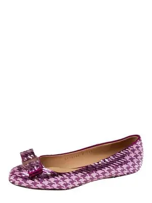 FERRAGAMO Varina Ballet Flats - Purple
