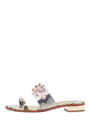 SOPHIA WEBSTER Dina Flat Sandals - Neutrals