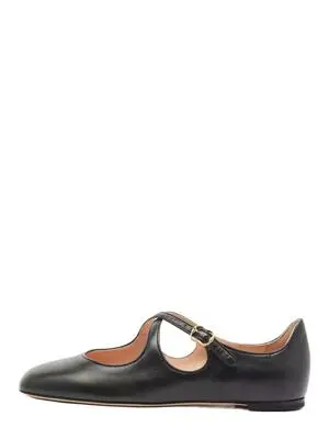 Bally Byntia Leather Ballet Flats - Black