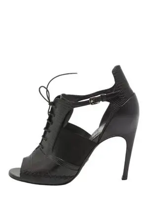 Dior Leather Booties - Black