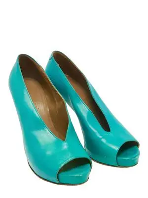 Hermès Leather Pumps - Blue