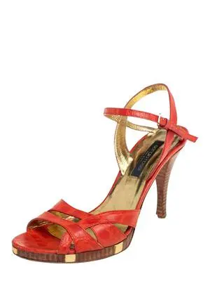 SERGIO ROSSI Platform Sandals - Orange
