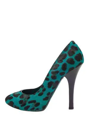 Dolce & Gabbana Calf Hair Pumps - Green