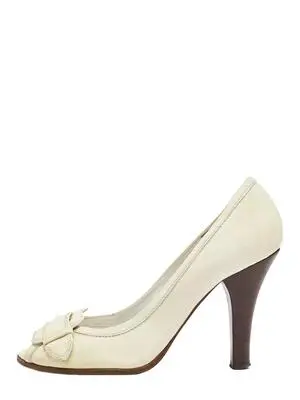 Fendi 120mm Leather Pumps - Neutrals