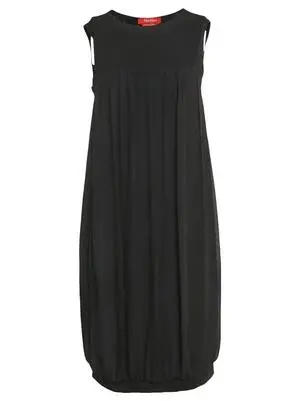 Max Mara Crepe-finish Mini Dress - Black
