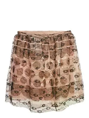 Red Valentino Tulle Lace Skirt - Neutrals