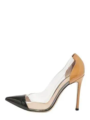 GIANVITO ROSSI Gianvito Rossi Leather And PVC Pumps