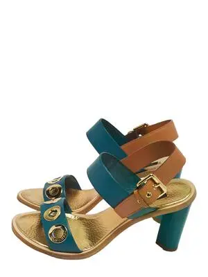 LOUIS VUITTON Horizon Eyelet Sandals - Blue