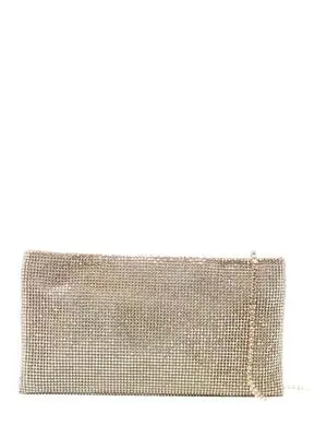 Benedetta Bruzziches Embellished Chain Clutch - Gold