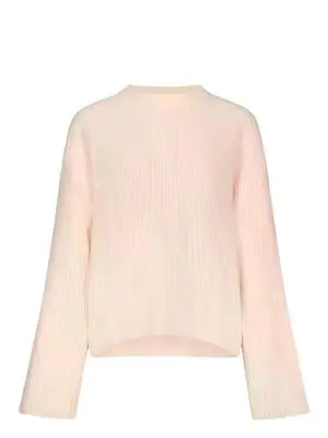 Loulou De Saison Axel Lds Ribbed Knitwear - Pink