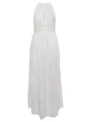 Missoni Halterneck Knit Maxi Dress - White