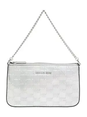 Michael Kors Patterned Crossbody Bag - Silver
