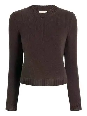 Khaite Leta Cashmere Sweater Brown