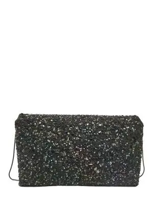 Carolina Herrera Embellished Clutch Bag - Black