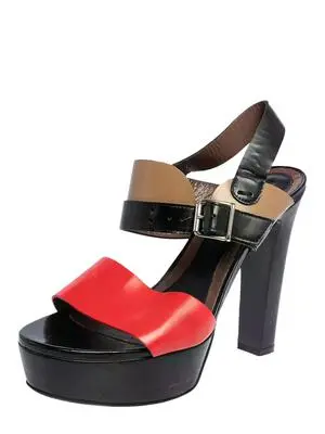 MARNI Leather Platform Sandals