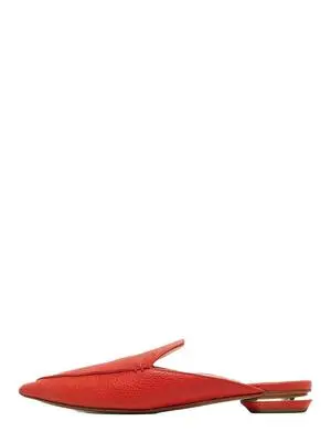 NICHOLAS KIRKWOOD Leather Pointed Toe Mules - Red