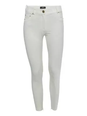 Elisabetta Franchi Slim-fit Trousers - White