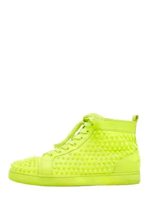 CHRISTIAN LOUBOUTIN Louis High-top Sneakers - Green