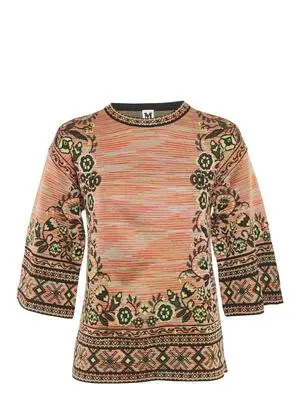 Missoni Floral-pattern Top - Orange