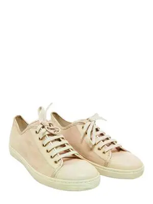 TOD'S Leather Suede Lace-up Shoes - Neutrals