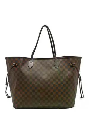 LOUIS VUITTON 2009 Neverfull Gm Coated-canvas Tote Bag - Brown