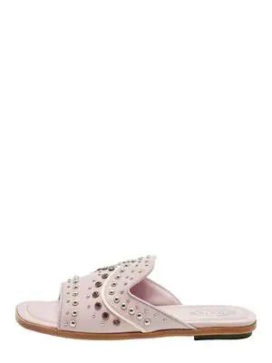 TOD'S Crystal-studded Sandals - Pink