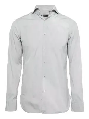 BOSS Check Long-sleeve Shirt - Grey